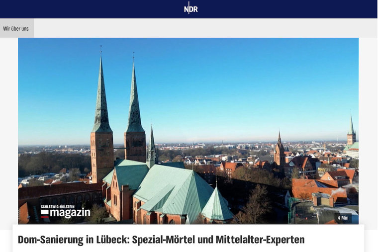 Der NDR berichtete über die Sanierung der Dom-Zwillingstürme Nachrichten - Ev.-Luth ...